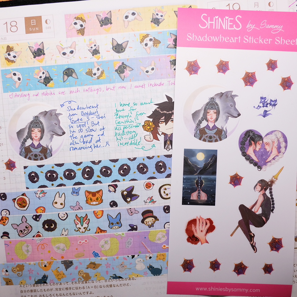 Shadowheart Sticker Sheet – Shinies by Sammy