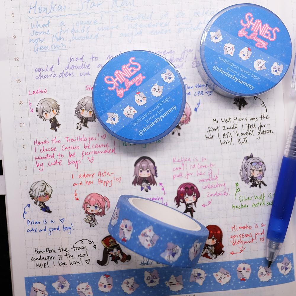 HSR: Wubbaboo Washi Tape – Shinies by Sammy
